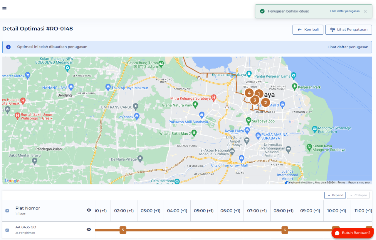 Bagaimana Cara membuat Route Optimization (RO)? | kb.mceasy.com
